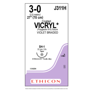 VICRYL 3-0, SH-1 - SOLUCIONES Y MATERIAL QUIRURGICO S.A. DE C.V.