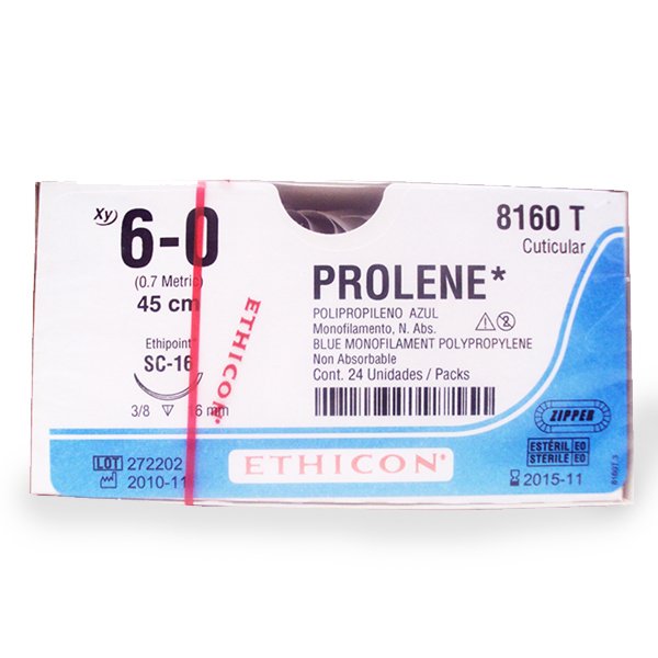 PROLENE 6-0, SC-16 - SOLUCIONES Y MATERIAL QUIRURGICO S.A. DE C.V.