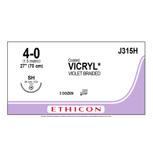 VICRYL 4-0, SH - SOLUCIONES Y MATERIAL QUIRURGICO S.A. DE C.V.
